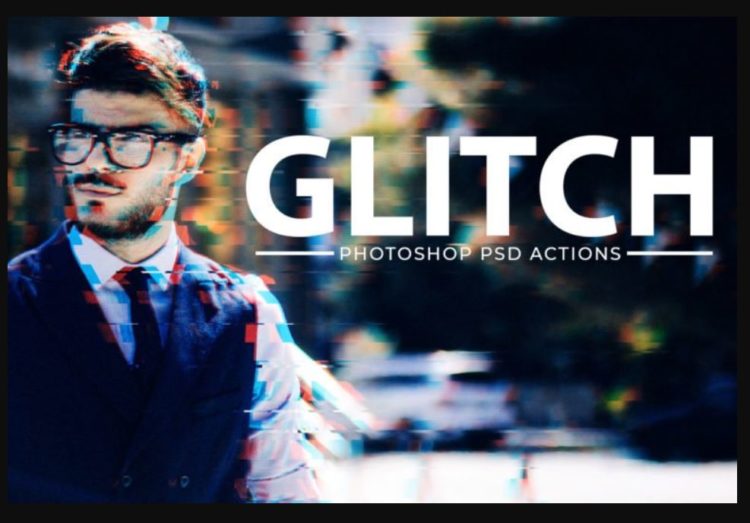 25+ Filter Efek VHS untuk Photoshop (Glitch & VHS Actions) - desainae.com